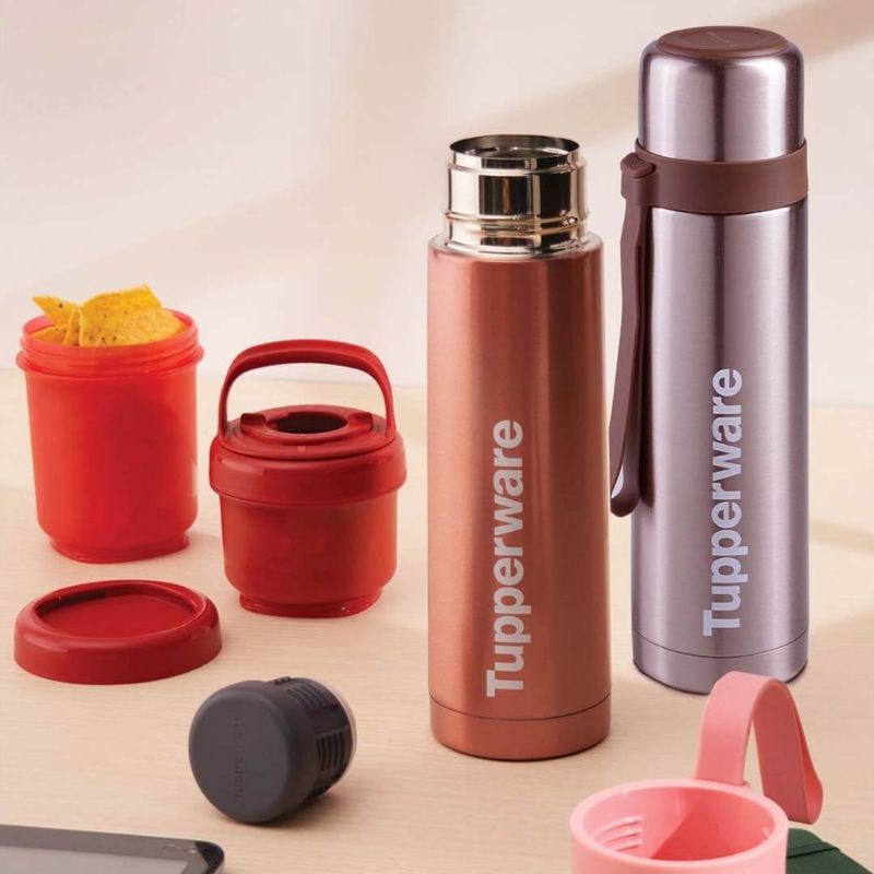 Jual Termos Tupperware Abu abu(1) | Shopee Indonesia