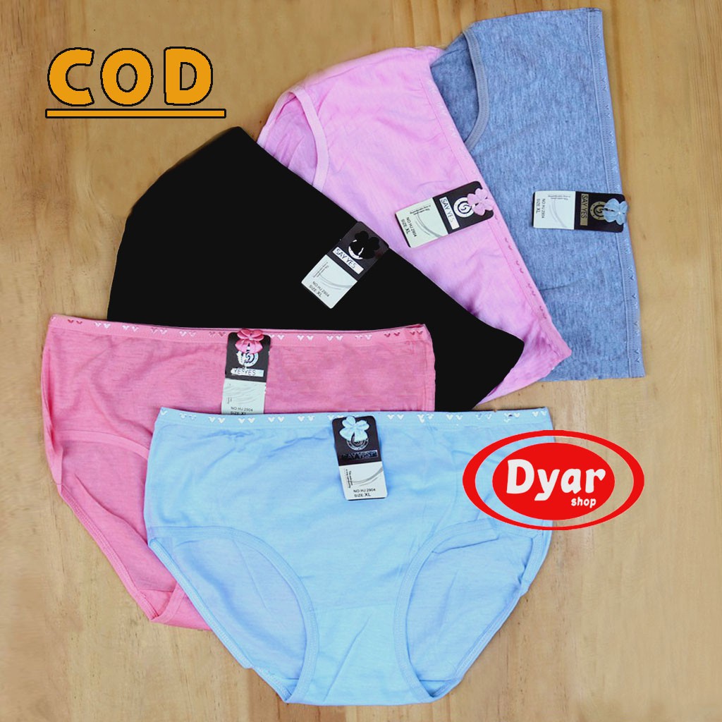 Jual [ 6 pcs ] CD Say Yes import | Celana Dalam Wanita Basic Midi Sayyes - Dyarshop | Shopee ...
