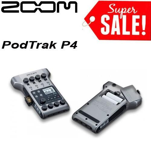 Jual Zoom PodTrak P4 Portable Multitrack Podcast Recorder | Shopee ...