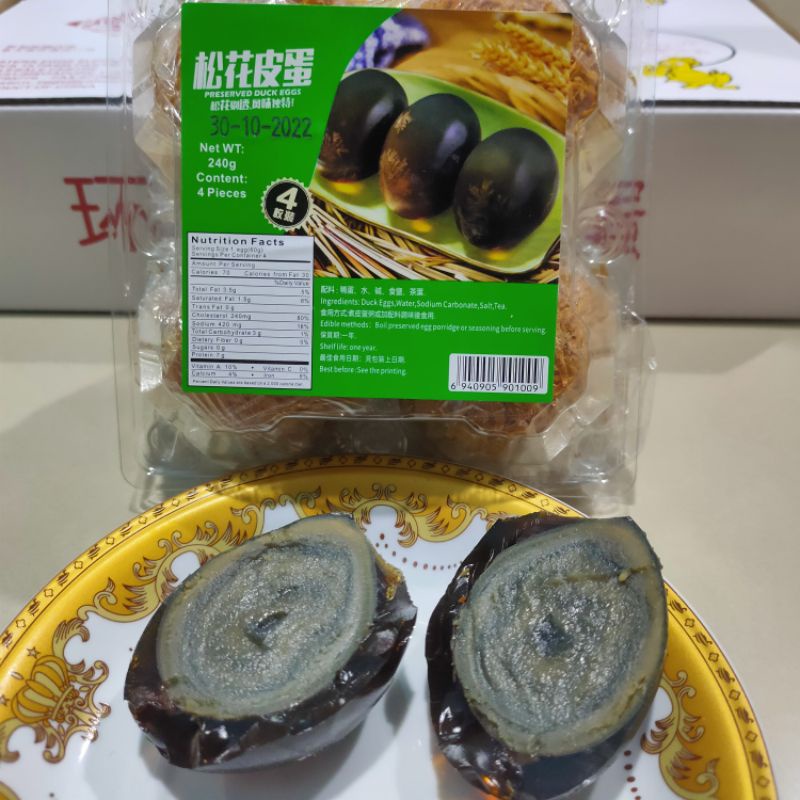 Jual [ isi 4biji ] - Telur Hitam - Telur Phitan Malaysia | Shopee Indonesia