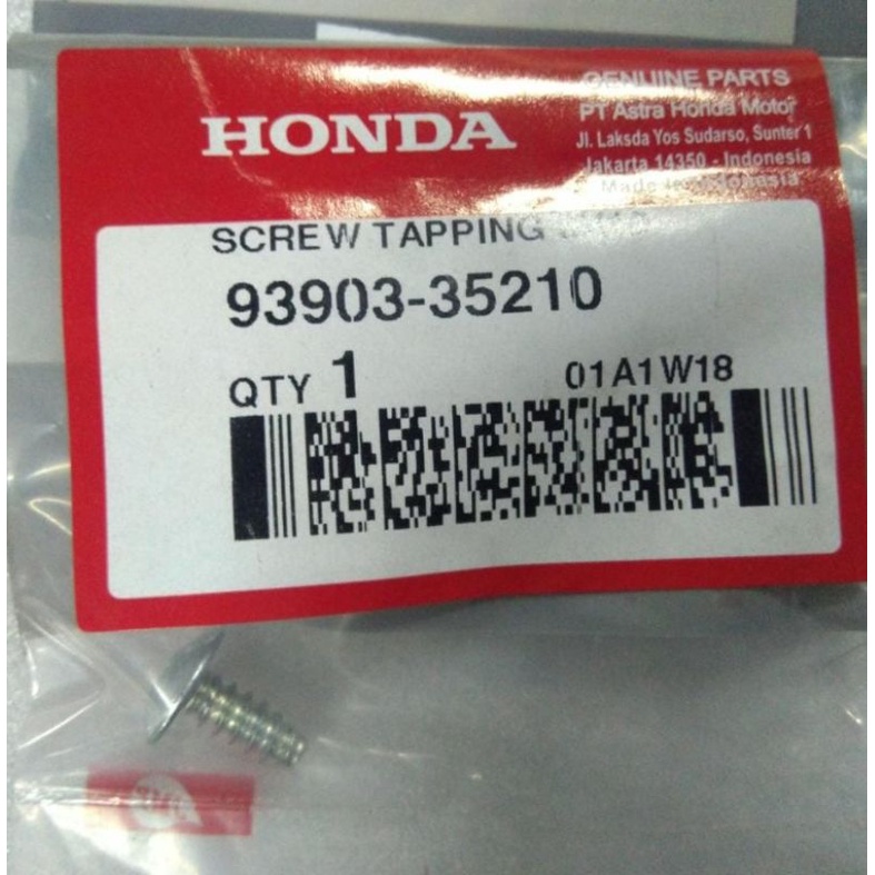 Jual Screw Tapping 5x12 Ori Honda 9390335210 | Shopee Indonesia