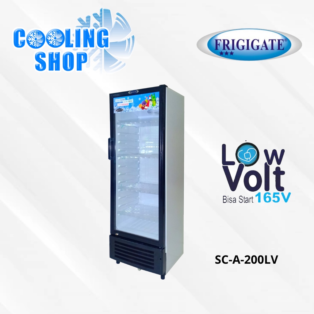 Jual SHOWCASE FRIGIGATE SCA 200 G 4 RAK DISPLAY COOLER KULKAS LOW WATT ...