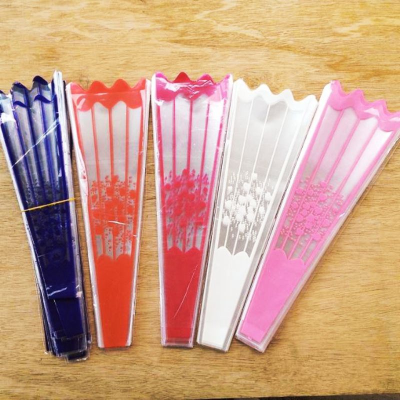 Jual plastik buket single / plastik bunga mawar setangkai mekar ...