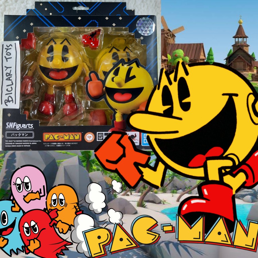 Jual ORIGINAL ORI SHF Pacman Pac Man Action Figure Video Game | Shopee ...