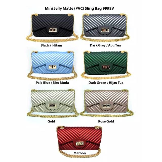 Jual Tas jelly matte (ukuran 22cm) | Shopee Indonesia