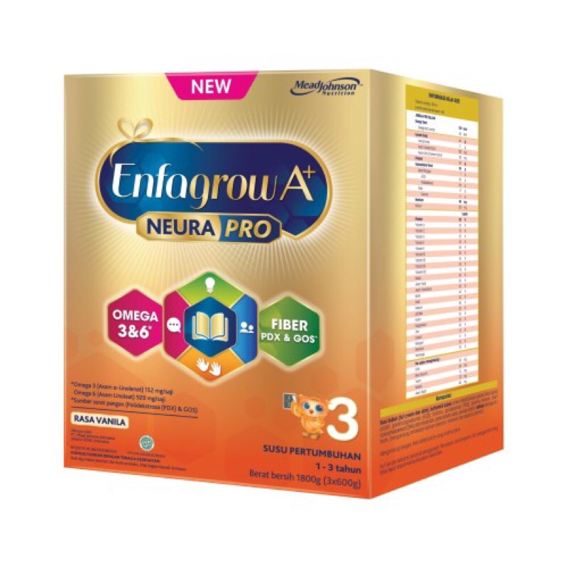 Jual SUSU ENFAGROW A+ TAHAP 3 (1-3th) 1800gr VANILA , ORIGINAL DAN ...