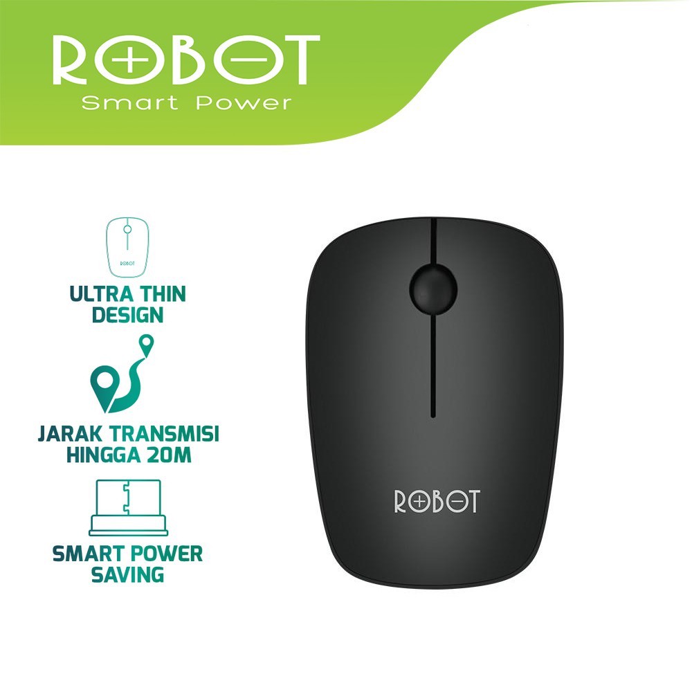 Jual Mouse ROBOT M220 2.4G Wireless Optical Mouse - Garansi Resmi 1 ...