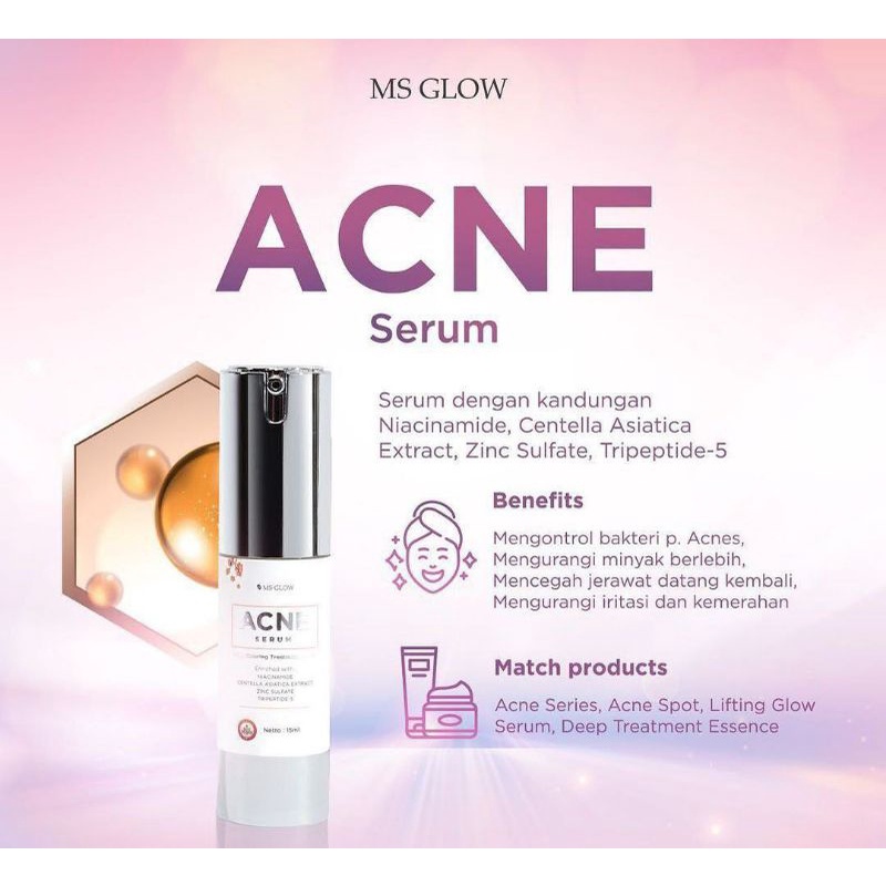 Jual MS GLOW ACNE SERUM | Shopee Indonesia