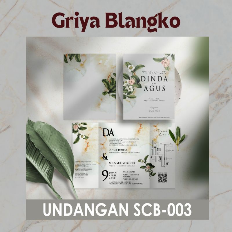 Jual Blangko Undangan Griya Blangko SCB-003 | Shopee Indonesia