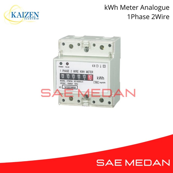 Jual kWh meter XTM75S 1phase / 1P / kwh meter 1 phase Analog | Shopee Indonesia