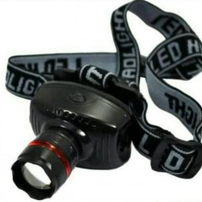 Jual Senter Kepala mini ZOOM head lamp falshlight batery AAA 3 head ...