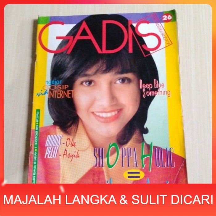 Jual Majalah GADIS No.26 Okt 1996 MIRNA (RARE ITEM) + POSTER Langka | Shopee Indonesia