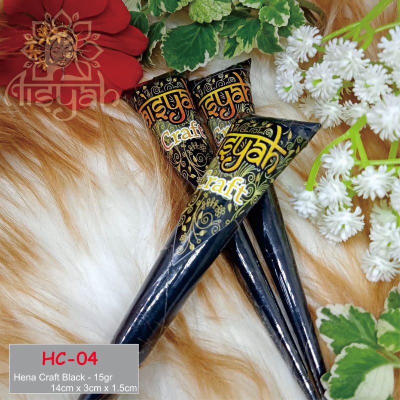 Jual Henna Craft Hitam Cone ( BUKAN UNTUK TANGAN ) | Shopee Indonesia