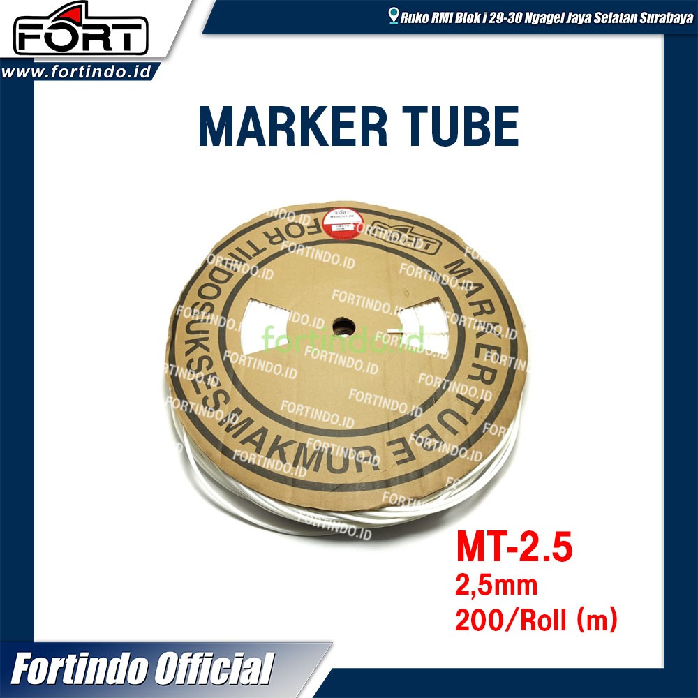 Jual Marker Tube MT-2,5 Untuk Mesin Printer Kabel Bukan KSS MERK FORT ...