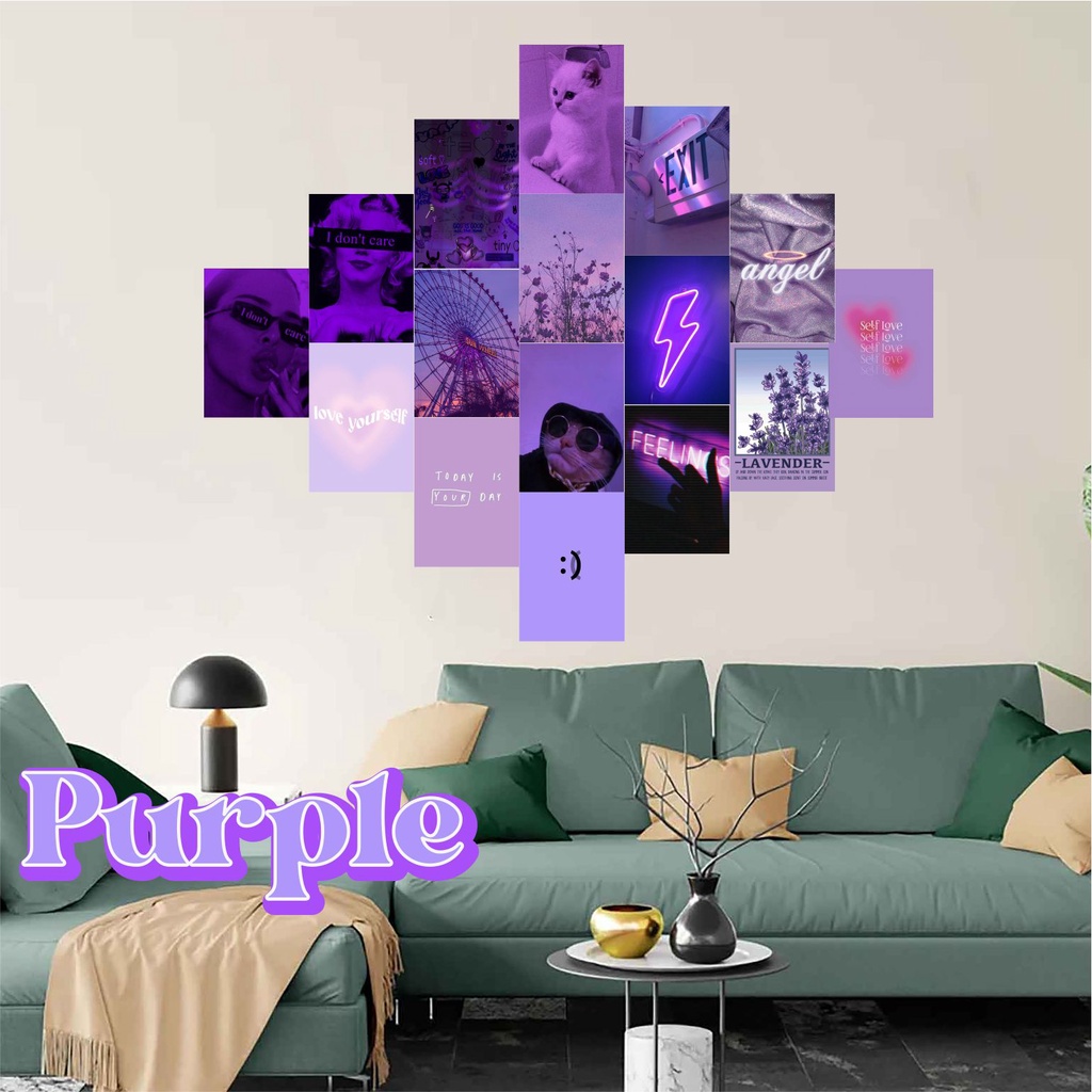 Jual Poster dinding / Poster kamar / Poster Purple / poster aesthetic ...