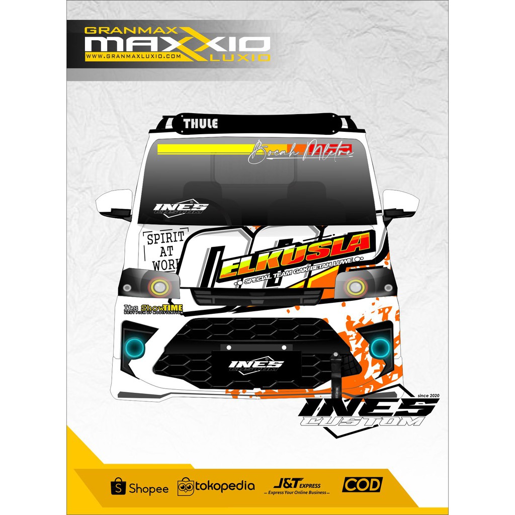 Jual decal grandmax stiker decal kabin grandmax | Shopee Indonesia
