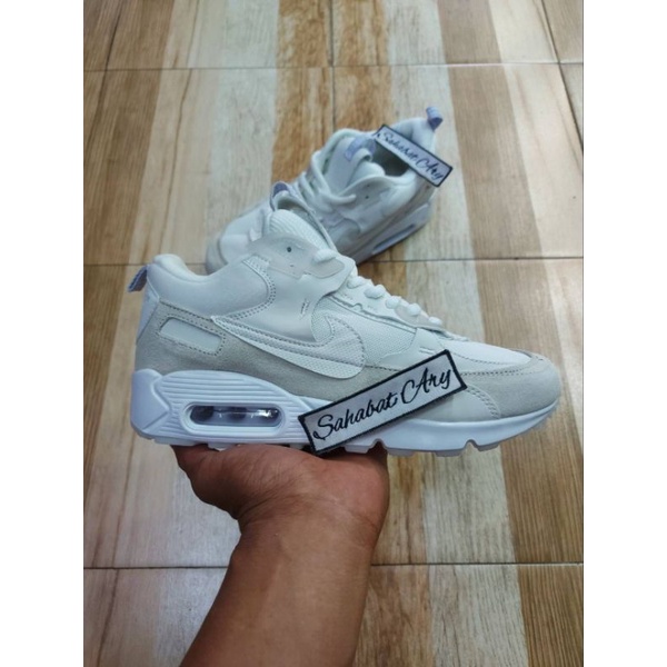 Jual Sepatu Air Max 90 Futura Summit White Light Bone | Shopee Indonesia
