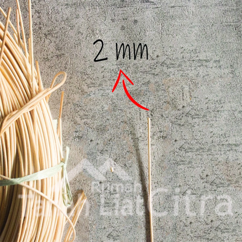 Jual (5 BATANG) Rotan Bulat Asli Bahan Anyaman, Kerajinan Tangan dan ...