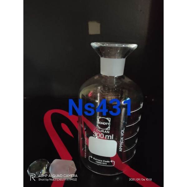 Jual winkler botle bod 300ml schott duran/ Botol bod 300 ml Duran | Shopee Indonesia