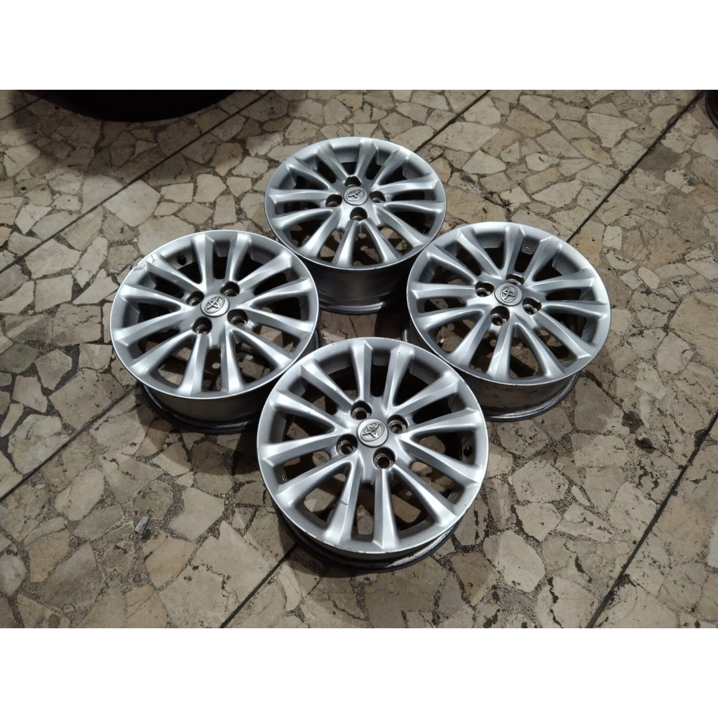 Jual Velg Original Oem Mobil Toyota Etios Ring 15 lebar 5,5 Pcd 4x100 Pnp Vios Yaris Sirion Ayla ...