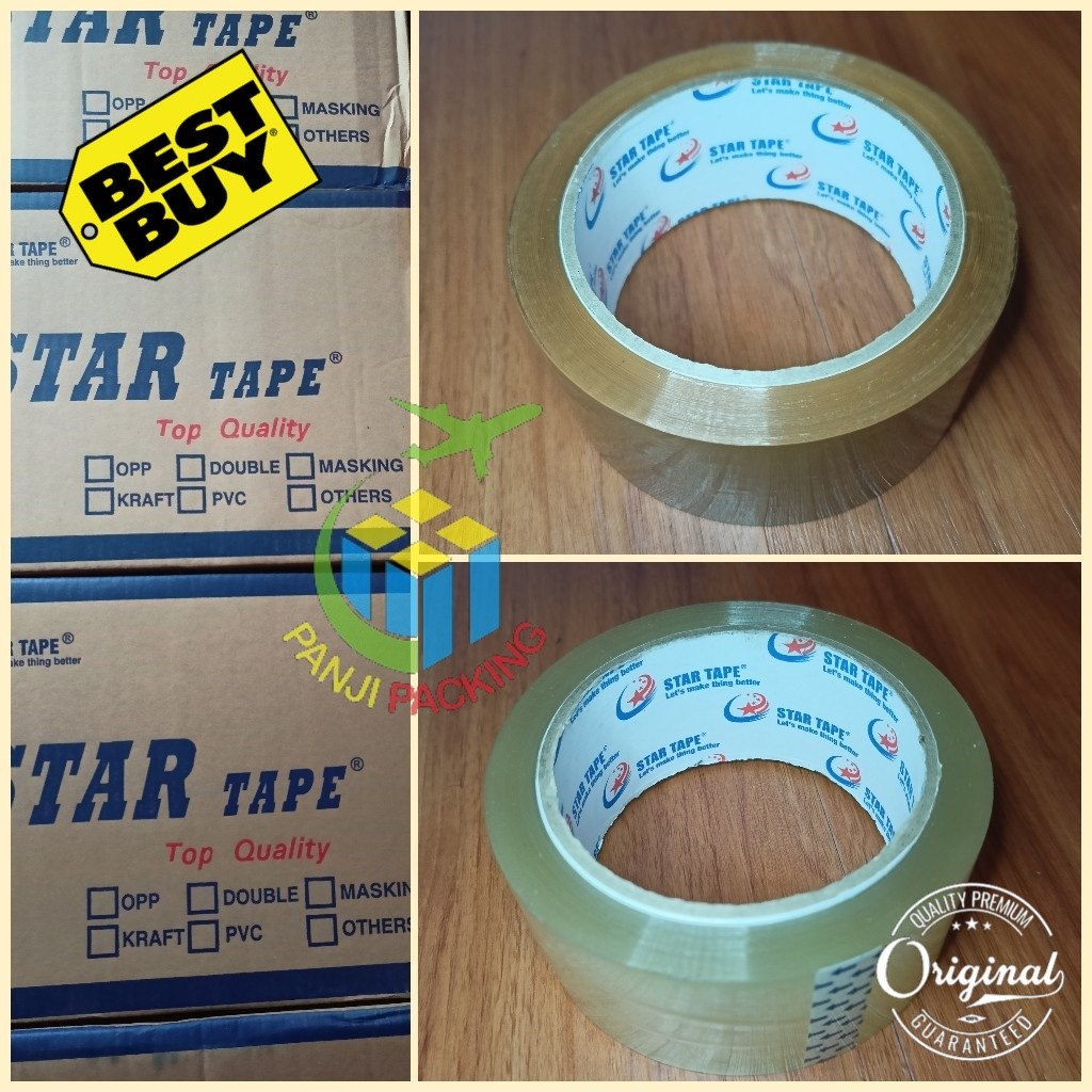 Jual Lakban Bening - Coklat 45mm x 90 yard / Isolasi 2 inch Murah Selotip Premium | Shopee Indonesia