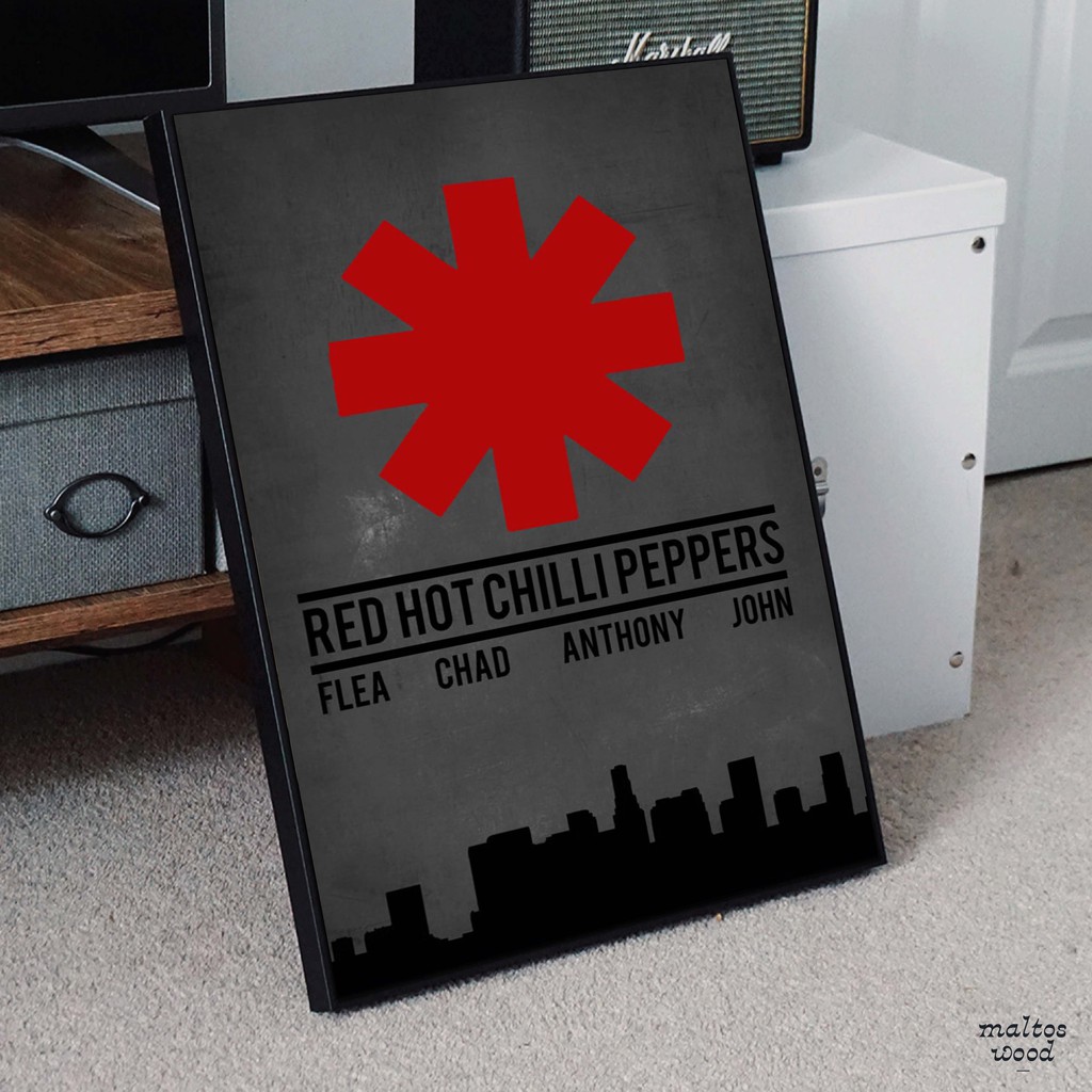 Jual Poster Red Hot Chili Paper + Frame | Shopee Indonesia