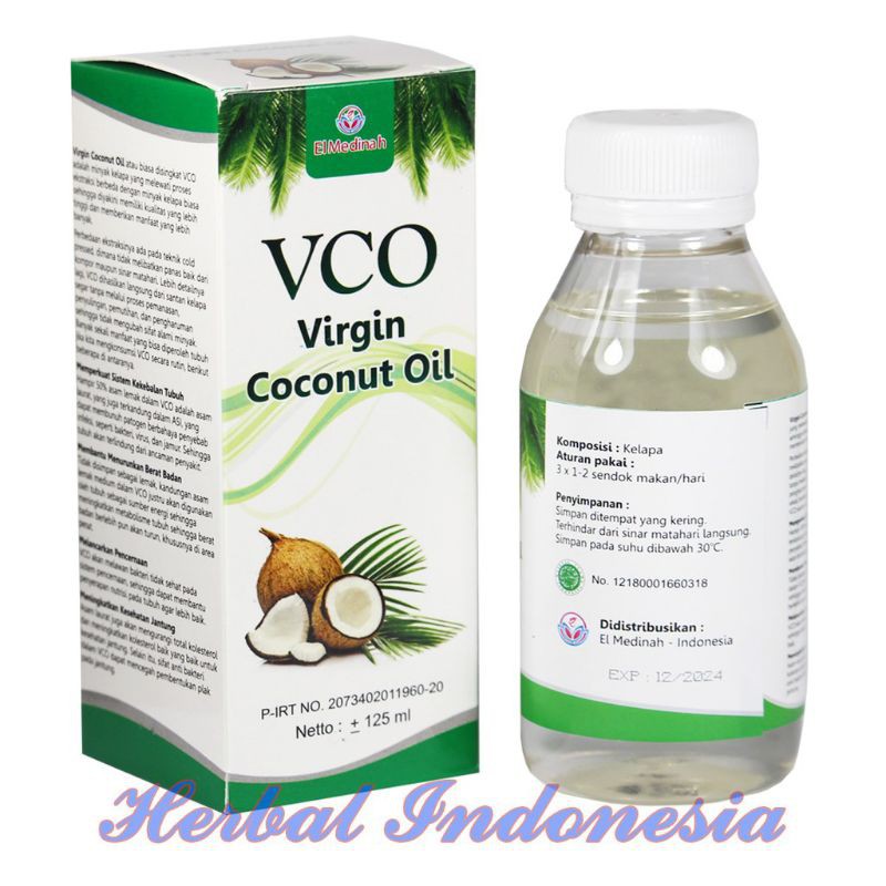 Jual VCO VIRGIN COCONUT OIL 125ML | Shopee Indonesia