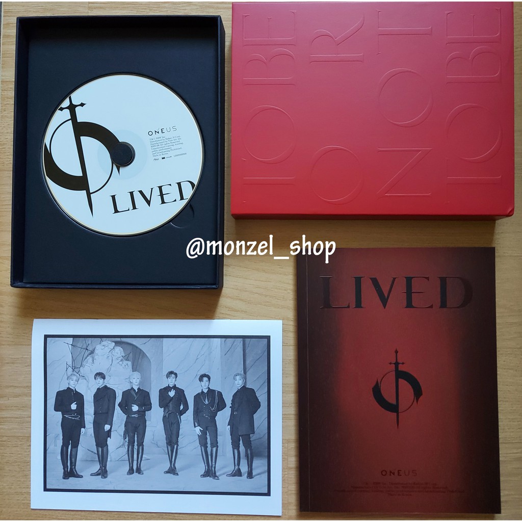 Jual ONEUS - 4th Mini Album [LIVED] Album Only | Shopee Indonesia
