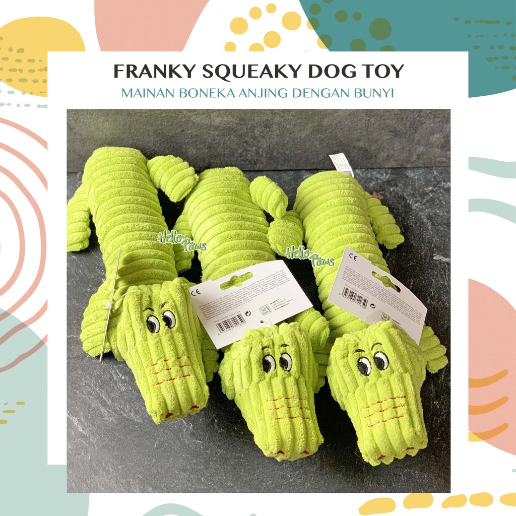 Jual Franky Squeaky Dog Toy - Boneka Mainan Anjing Gigit Dengan Bunyi ...