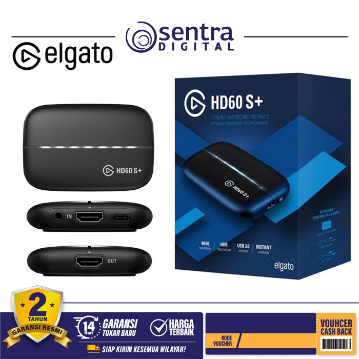Jual Elgato HD60S+ / HD60 S+ HDR10 Game Capture Card Stream and Record ...