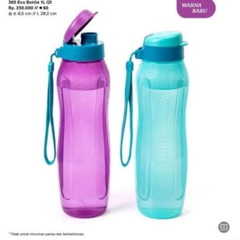 Jual ECO Bottle 1 Liter 2 pcs , Botol minum Bertali | Shopee Indonesia