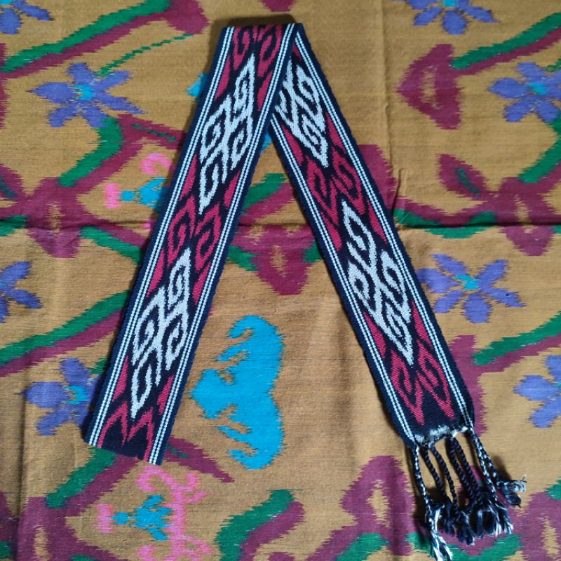 Jual Ikat kepala Etnik Dayak Kalimantan, Kain Tenun Etnik, Syal Tenun ...