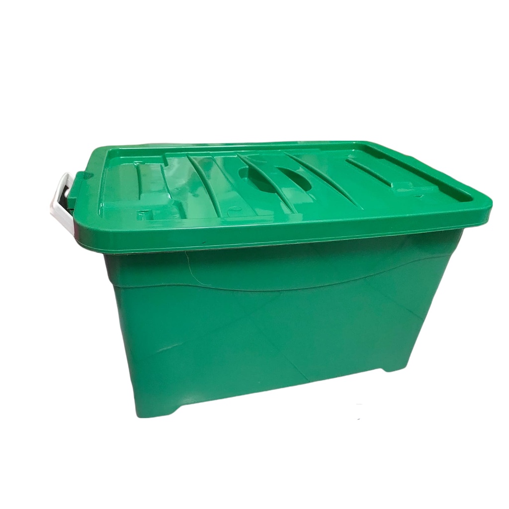 Jual Container Box Besar 50 Liter Storage Box+Roda/Kontainer Box/Kotak ...