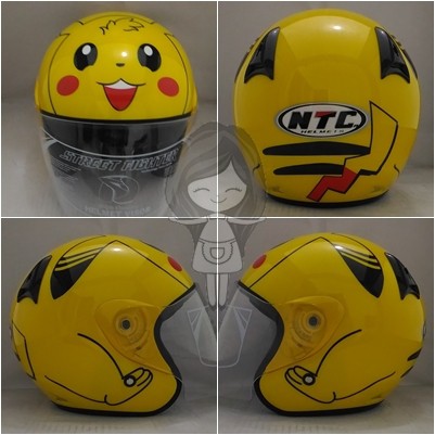 Jual Helm Dewasa NTC - Pikachu | Shopee Indonesia