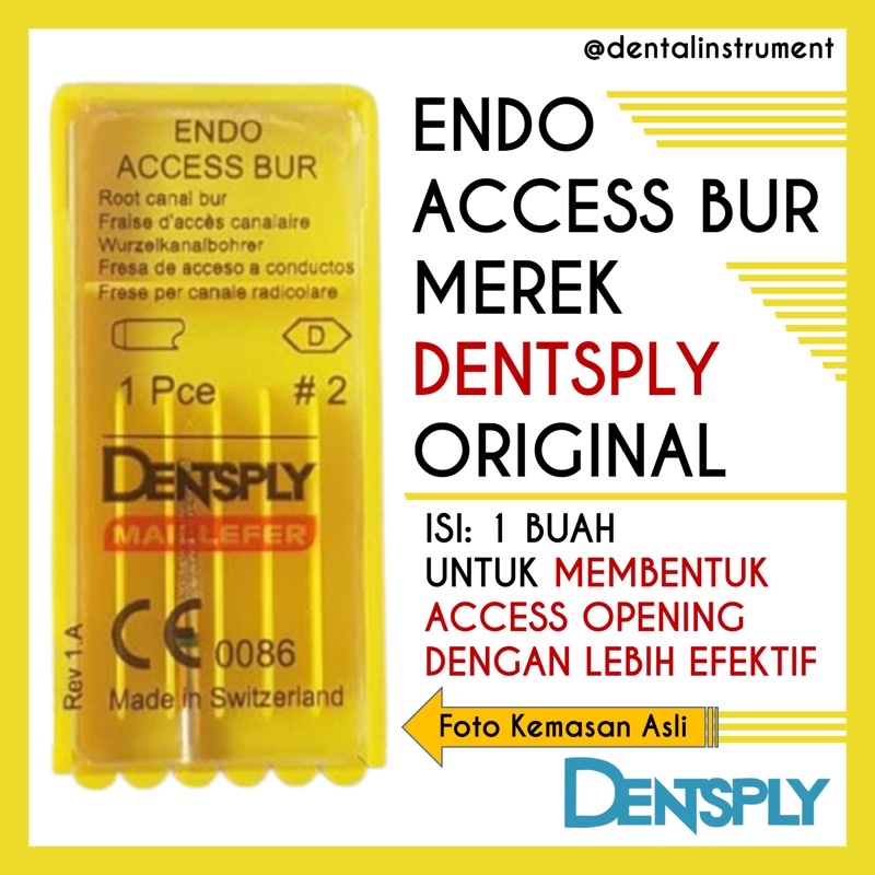 Jual Dental Endo Access Bur Merek Dentsply Original | Shopee Indonesia