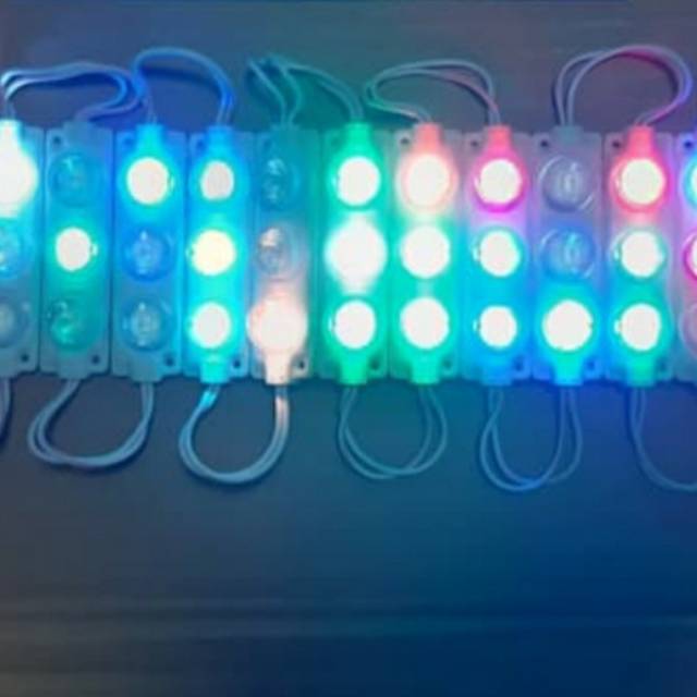 Jual LED mata 3 RGB 12 Volt lampu motor,mobil,aquarium | Shopee Indonesia