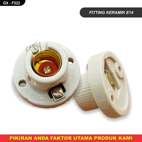 Jual Fitting Porselen E12 & E14 Fiting Lampu Keramik Kecil Ukuran E12 E14 | Shopee Indonesia