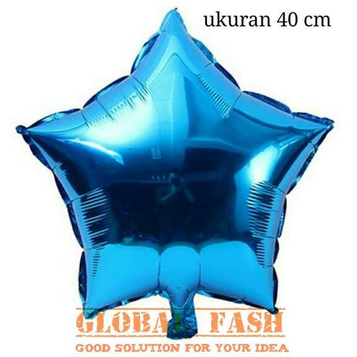 Jual balon foil star biru tua / balon bintang / balon foil bintang ...