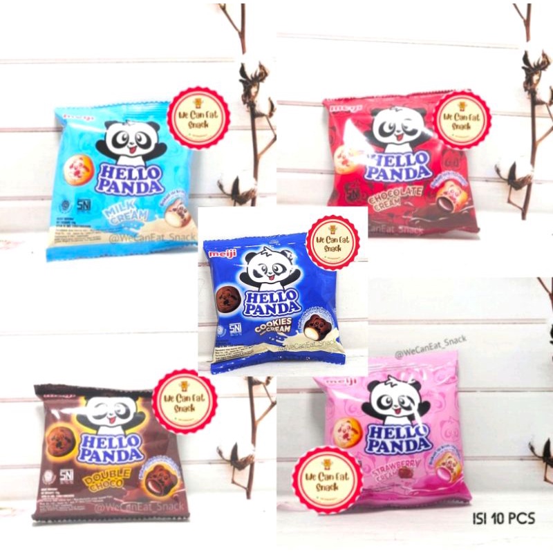 Jual Hello Panda Meiji Renceng 10gr (1 Packs isi 10) | Shopee Indonesia