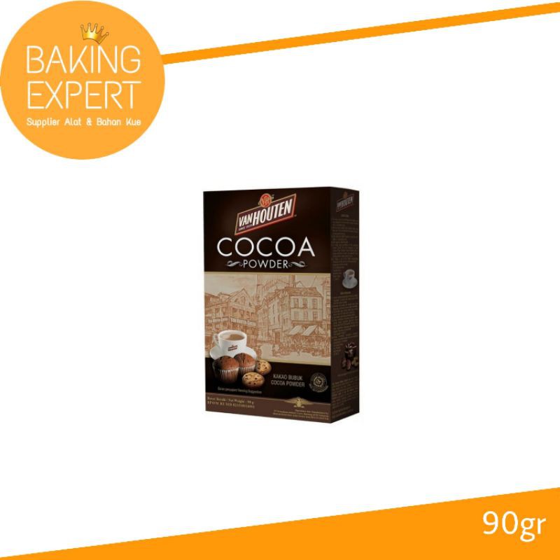 Jual Van Houten cokelat / coklat bubuk / cocoa powder 90gr | Shopee ...