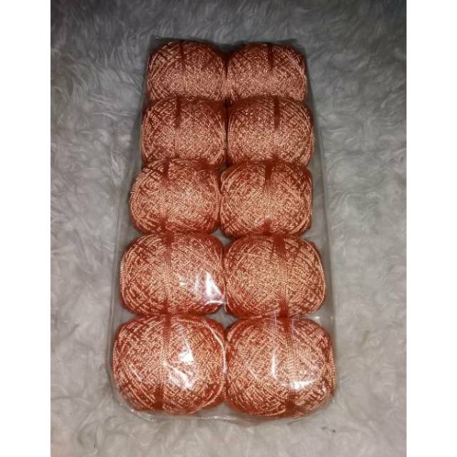 Jual benang rajut nilon d27...(10 gulung sesuai gambar) | Shopee Indonesia