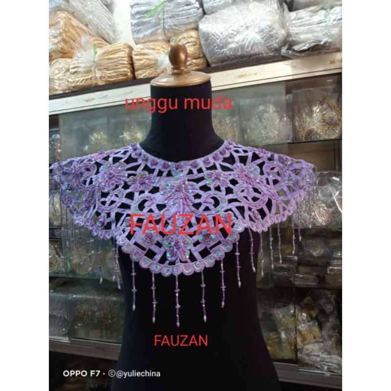 Jual Aksesoris teratai dada payet baju adat tari // Aksesoris penutup ...