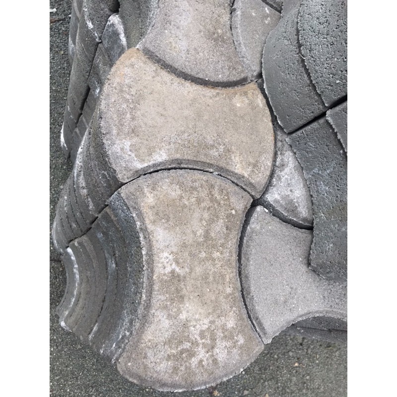 Jual Paving Block Conblok K300 Model Kapak 6cm Warna Abu | Shopee Indonesia