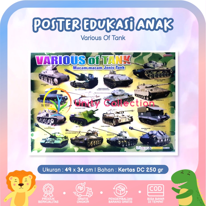 Jual Poster Aneka Jenis Tank Kendaraan | Shopee Indonesia