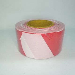 Jual SAFETY LINE MERAH PUTIH BARRICADE RED WHITE GARIS POLISI 3 INCH X ...