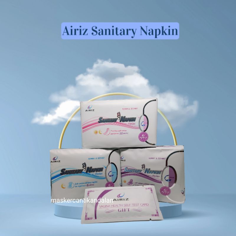 Jual Pembalut Herbal Terbaik di dunia Airiz Tiens Sanitary Napkin ...