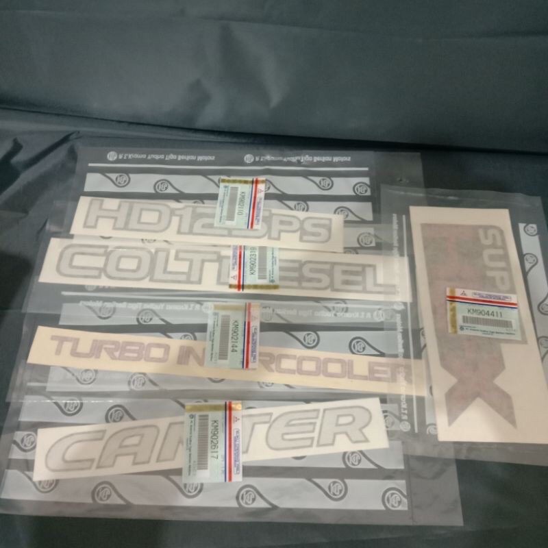 Jual STIKER MITSUBISHI COLT DIESEL CANTER HD 125 PS SUPER HDX SET ...