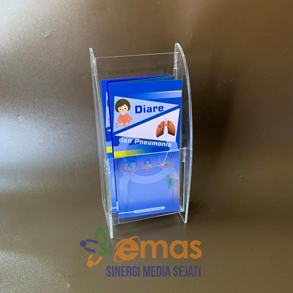 Jual Akrilik Rak Leaflet | Tempat Brosur Akrilik Satu Sekat | Display ...