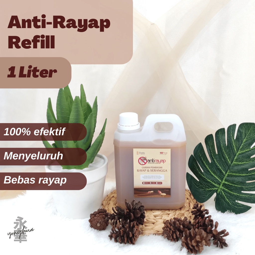 Jual Obat Racun Anti Rayap Cairan Pembasmi Rayap Jerigen 1 Liter ...