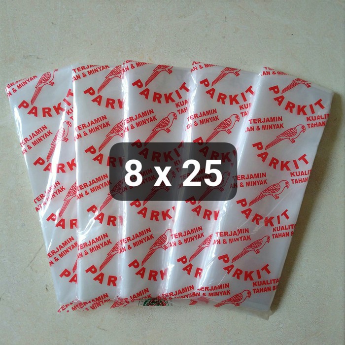 Jual Plastik PE Parkit 8 x 25 - Plastik Ikan Cupang - Plastik Minuman Es - PE | Shopee Indonesia
